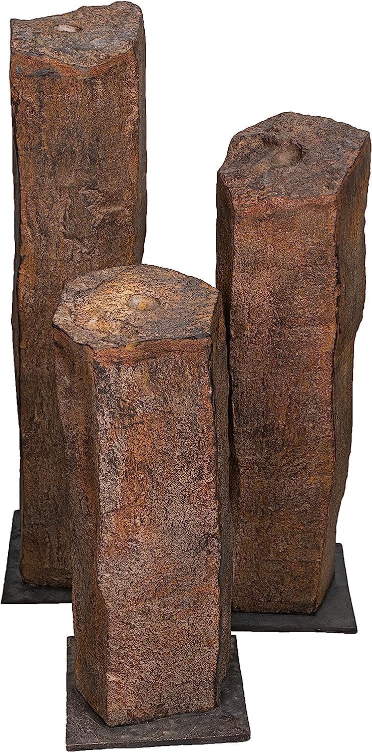 Amazon.com : Custom Pro Aquascape Faux Basalt Column Water Fountains 3 ...