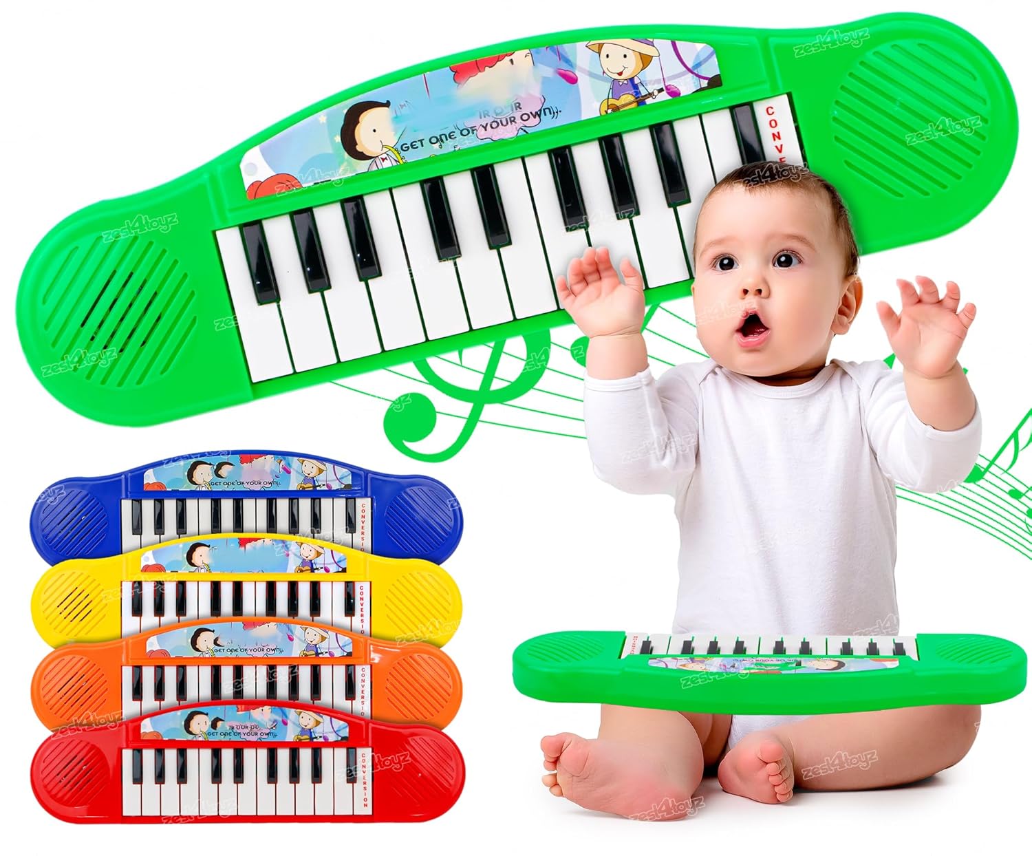 Buy Zest 4 Toyz Baby Piano Multi-Function Electronic Keyboard Piano ...