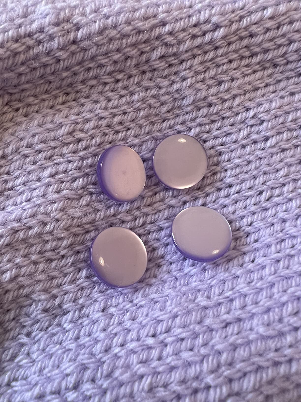 Round Coloured Domed Shank Buttons - 4 Sizes - 7 Colours in The Range ...