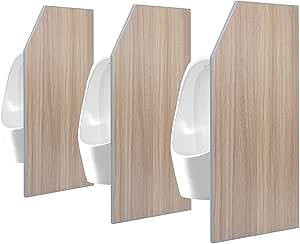Urinal Partition,3 PCS Wall-mounted Urinal Screen Toilet Partition,Men's Urinal Privacy Screen ...