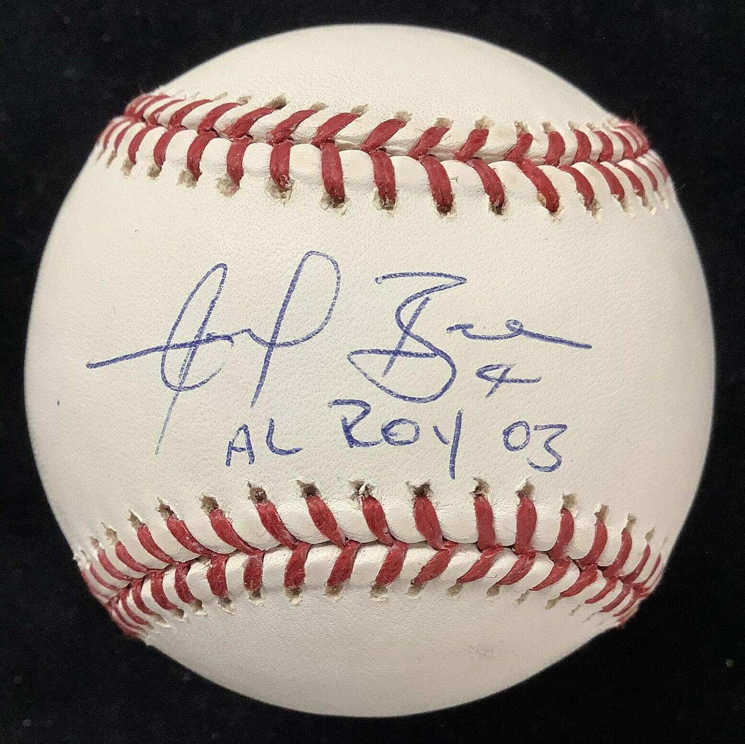 Amazon.com: Angel Berroa Signed Baseball Selig KC Royals Autograph AL ...