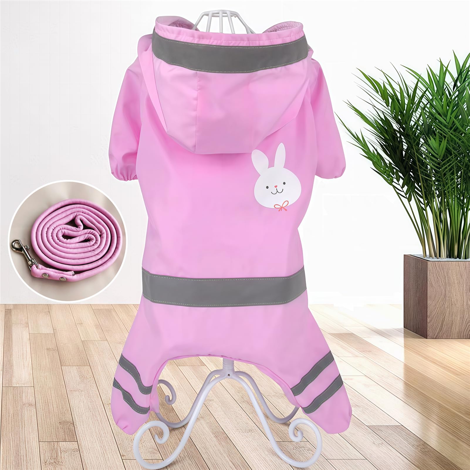 Amazon.com : Dog Raincoat,Waterproof Dog Rain Jacket with Safety ...