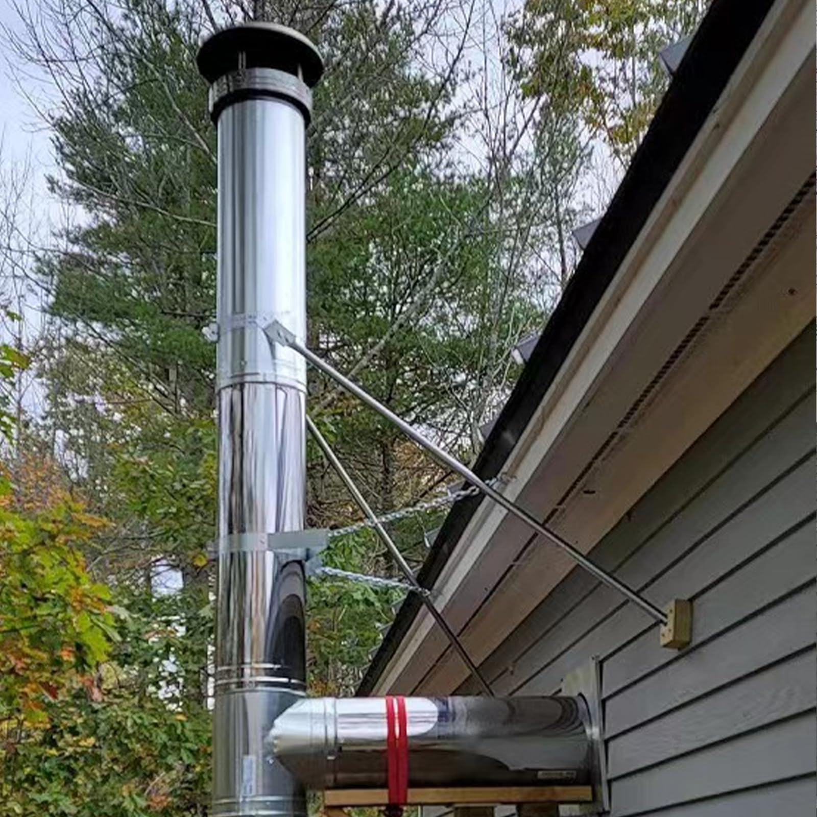 Snapklik.com : 6DP-XRB DuraPlus 6" Extended Chimney Roof Bracket ...