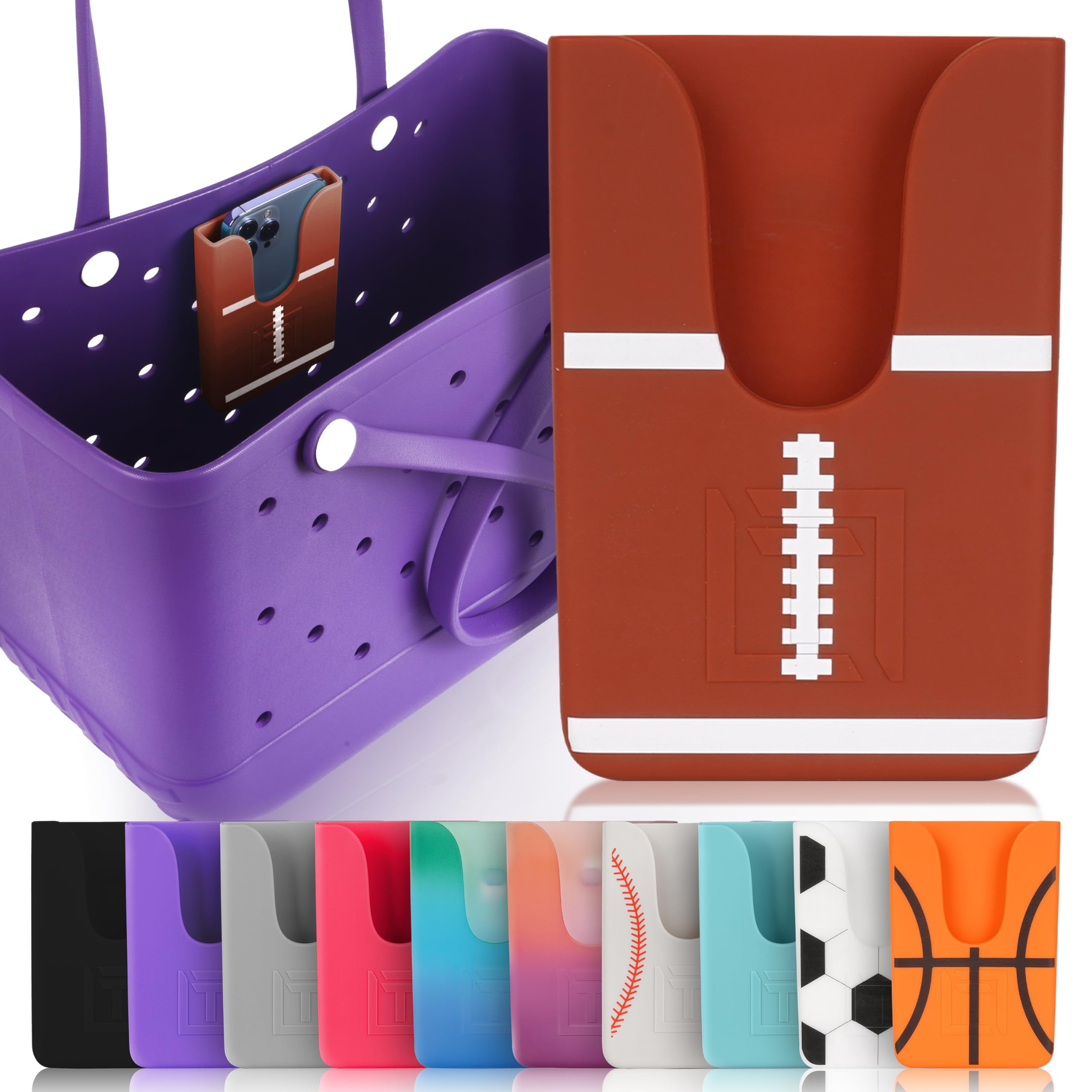 Amazon.com: Tributary Brands - Football Phone Holder for Bogg Bag and ...