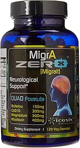 Iconis Bioceuticals MigrA Zero, Migraine Daily Defence Against Intense ...