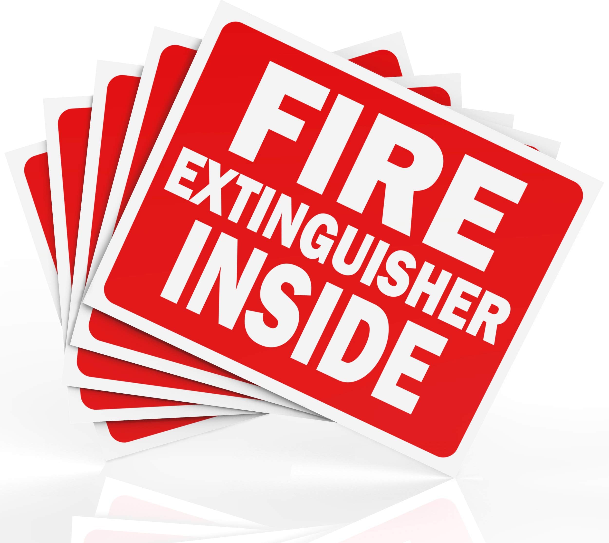 Amazon.com: Comfort House Fire Extinguisher Sign with Adhesive Back for ...