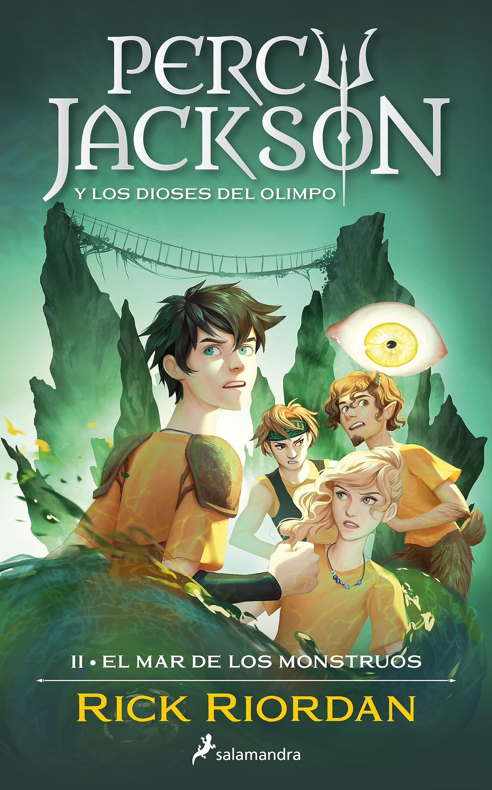 Portada Del Libro El Mar De Los Monstruos De Percy Jackson