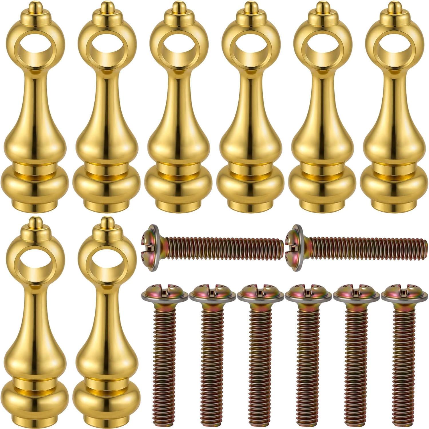 Amazon.com - YALOJE 8 Pack Metal Shelf Rail Connectors, Railing Bracket ...