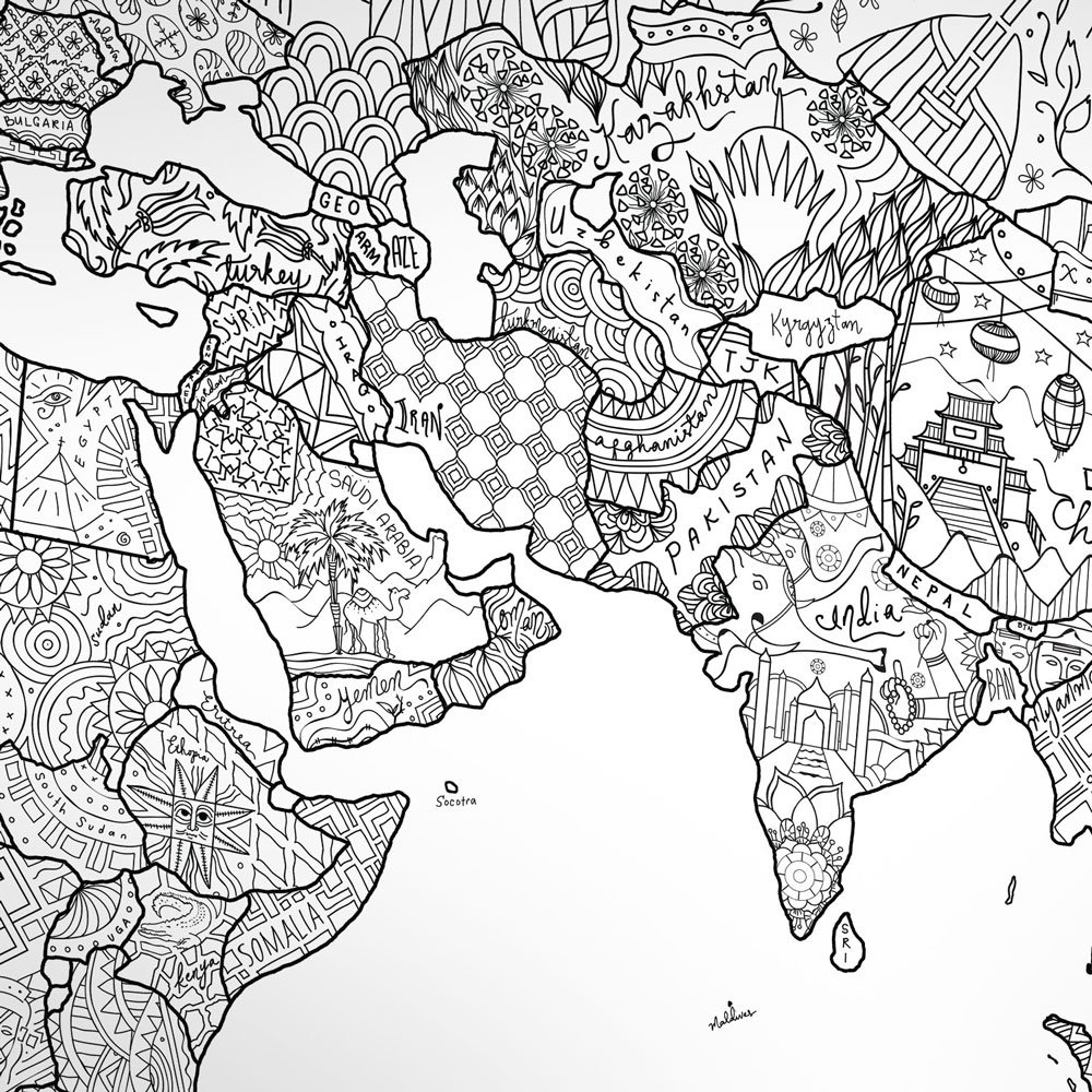 Map Coloring Page Giant Canada Map Coloring Poster – Mornings