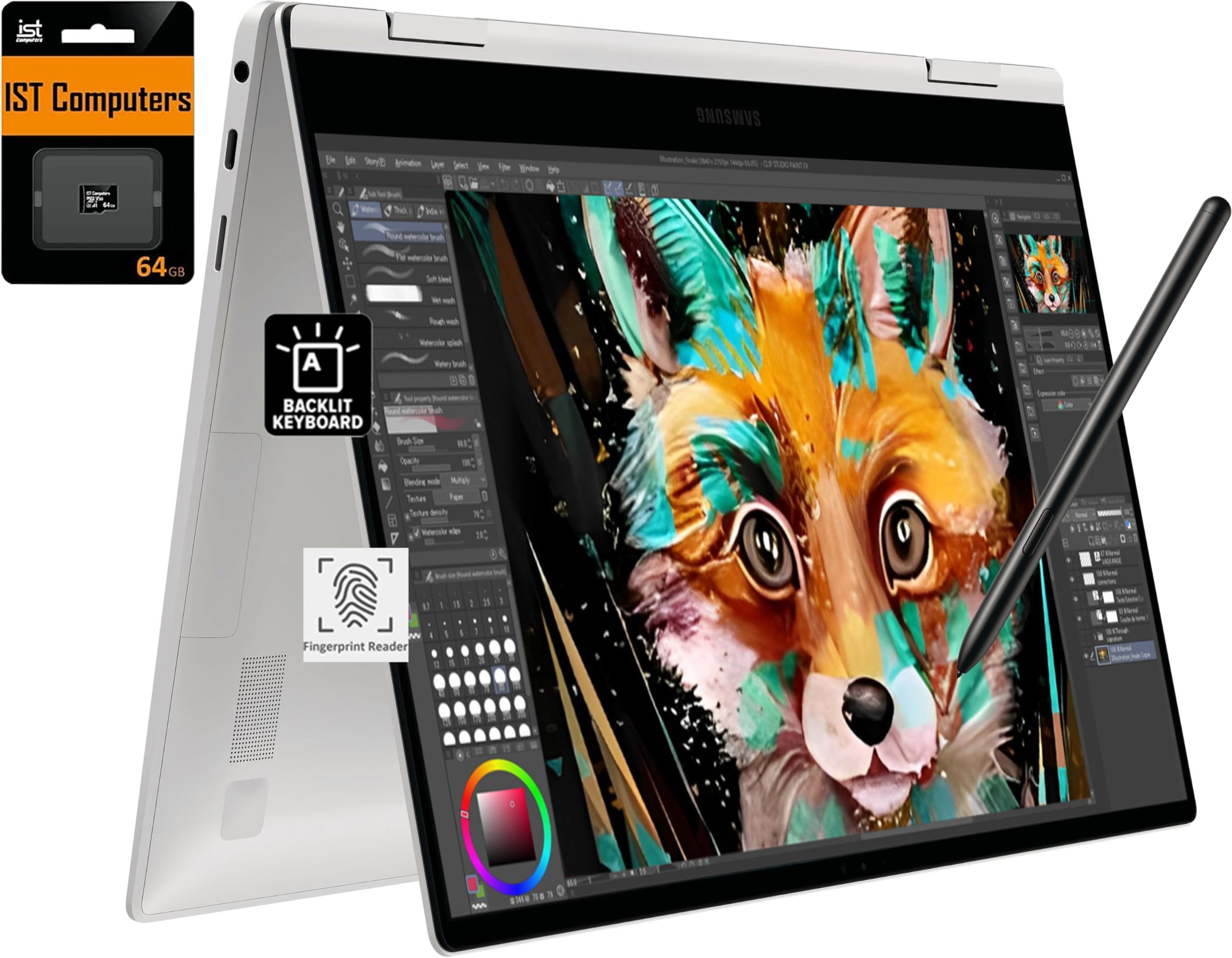 Amazon.com : Samsung Galaxy Book4 360 2 in 1 AI PC Laptop (15.6" FHD ...