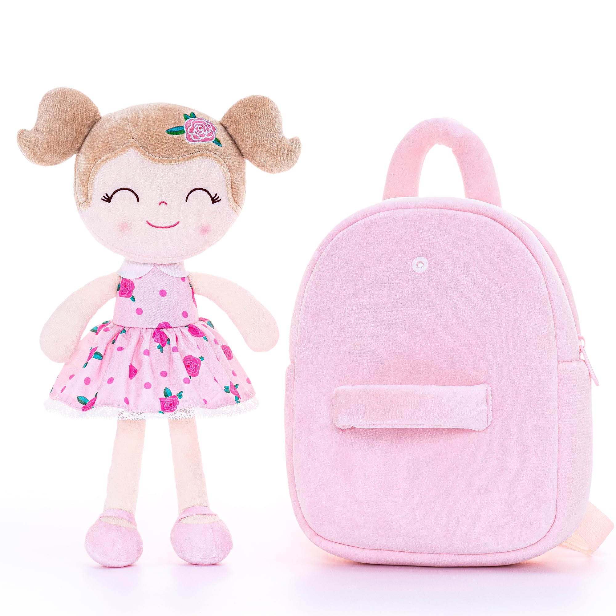 Snapklik.com : Toddler Backpack Baby Girl Gift Plush Bag Diaper Bag ...