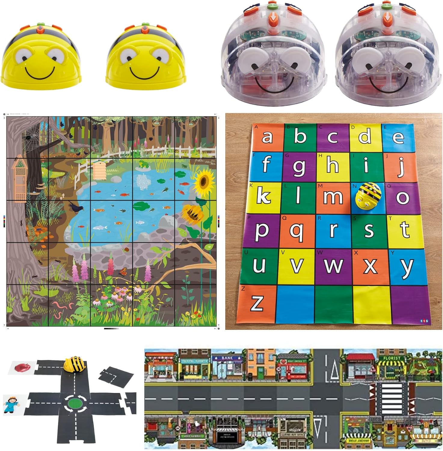 Amazon.com: TTS Bee-Bot & Blue-Bot See and Say Bundle Classroom Kids ...