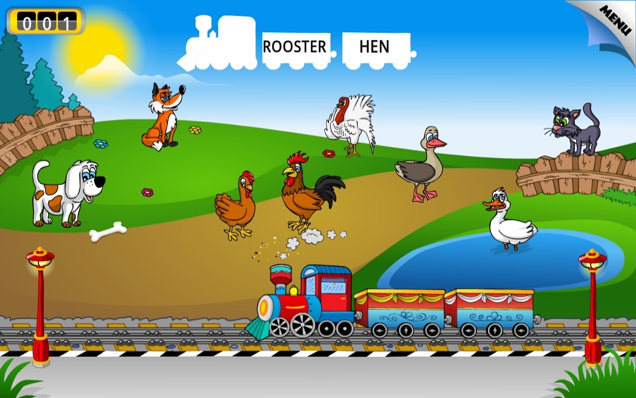 Kids Animal Train: Preschool and Kindegarten Learning Matching and ...