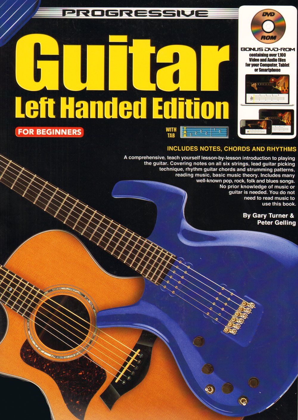 CP11824 - Progressive Guitar Left Handed Edition for Beginners - Bk/DVD ...