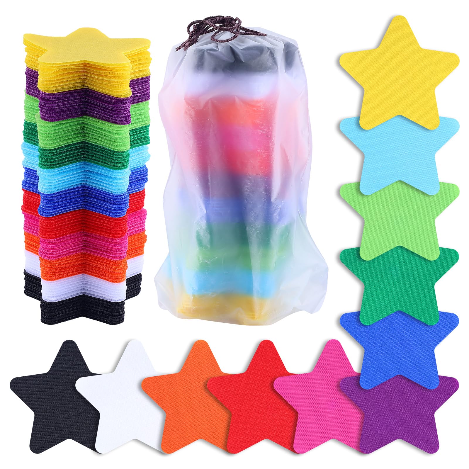 Snapklik.com : 165pcs Carpet Spot Markers,4inch Star Shape Carpet Dots ...