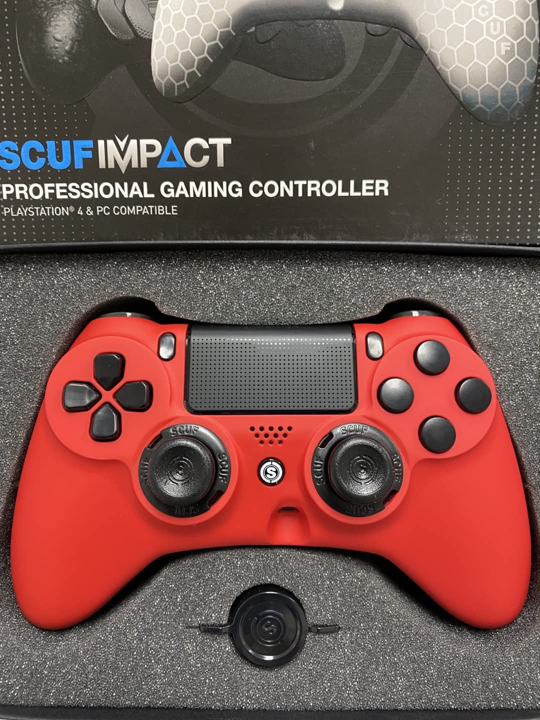 Amazon.com: SCUF 4PSH Impact Quickbuy FPS Controller Holiday 2021 - Red ...