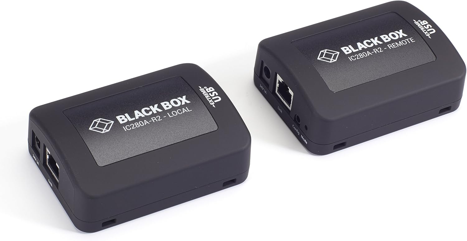 Amazon.com: Black Box USB 2.0 Extender - CATx, FCC Class A, 1-Port ...