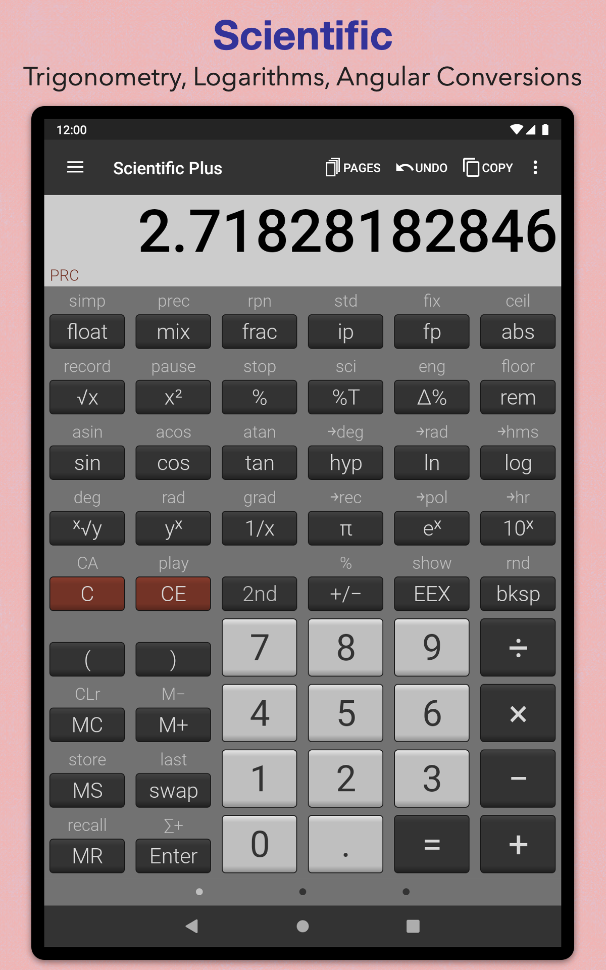 NeoCal Scientific Calculator - Application sur Amazon Appstore