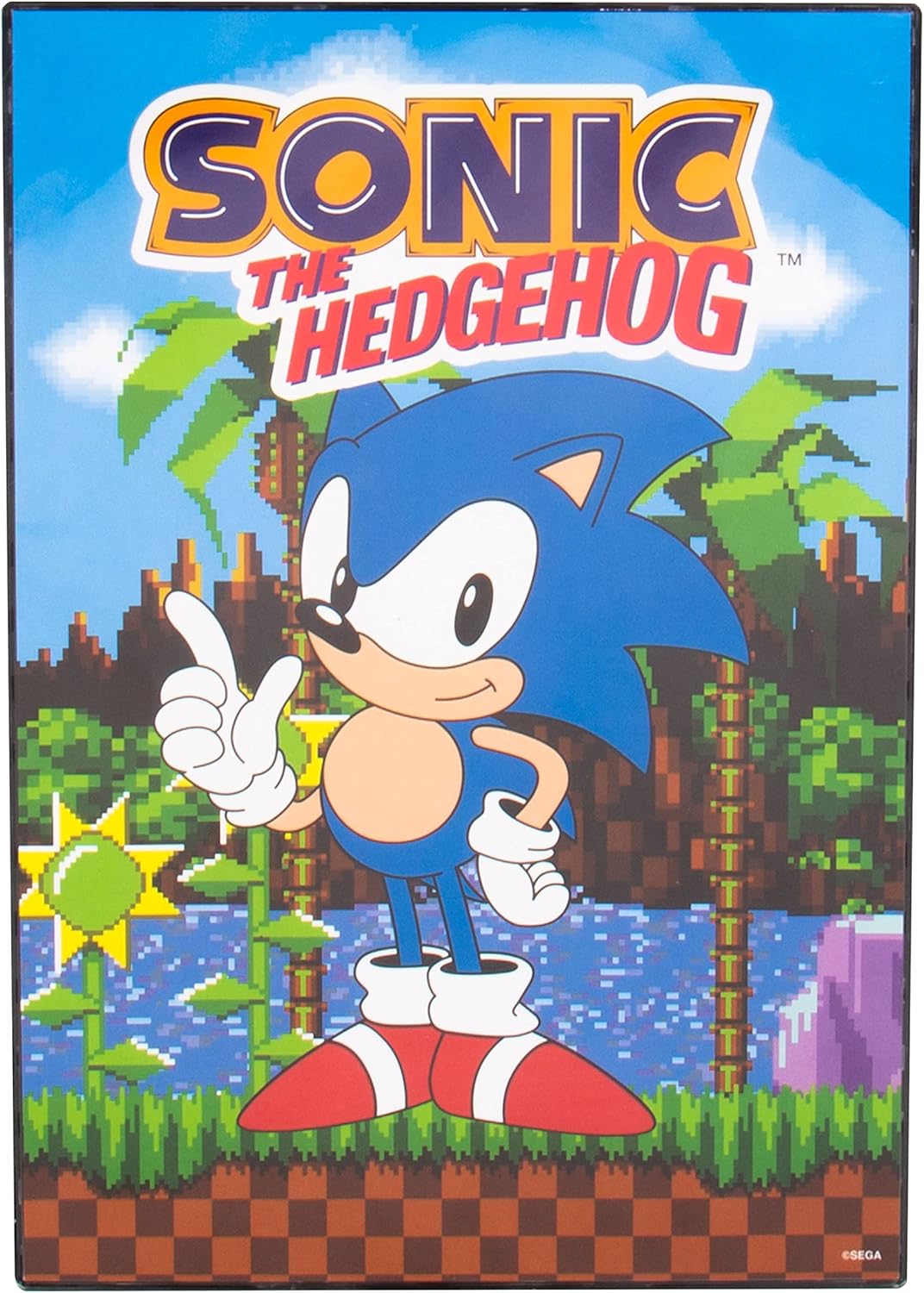 Sonic The Hedgehog Poster Light, USB Powered with Included Cable, A4 ...