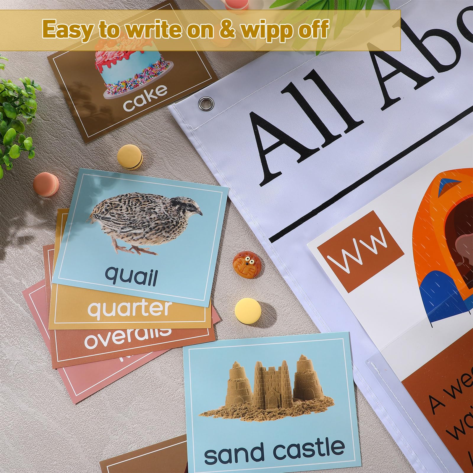Snapklik.com : Blosssound 34 X 27 All About Letter Pocket Chart 103 ABC ...