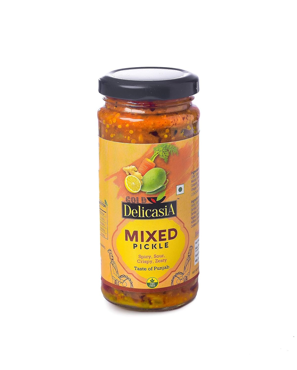 DELICASIA GOLD MIXED VEG PICKLE 250 gm BRAND OF SR's. INDIAN FLAVOR. NO ...