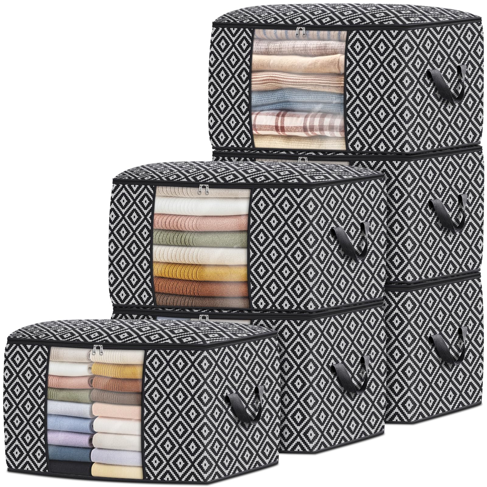 Amazon.com: StorageTastic Direct 100L Storage Containers, Large Clothes ...