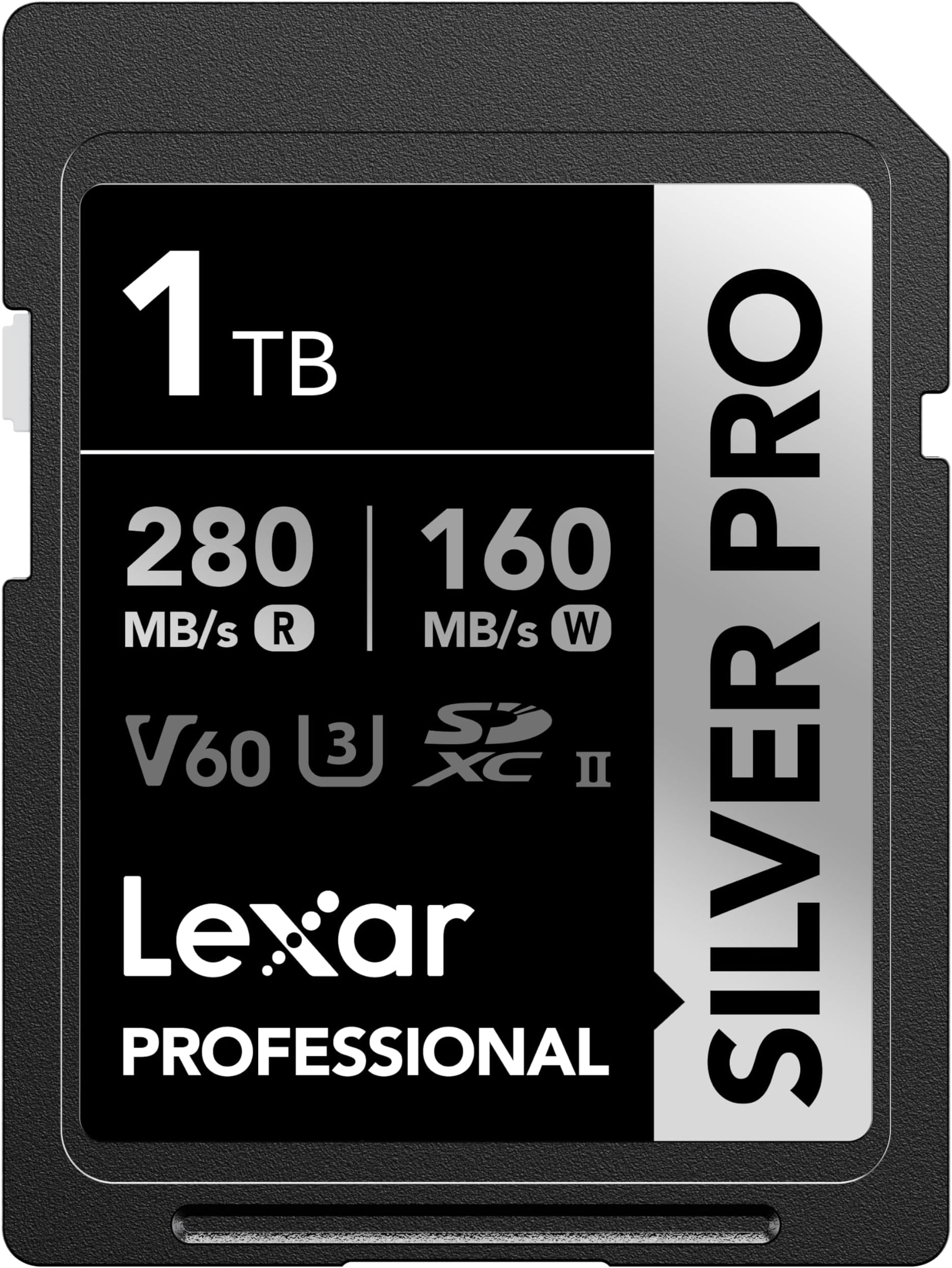Amazon.com: Lexar 1TB Professional Silver PRO SD Card, UHS-II, C10, U3 ...