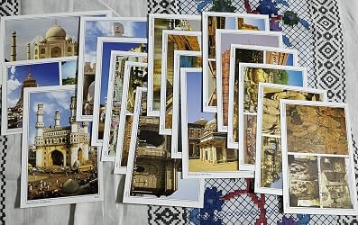 INDICA CARDS Heritage Collection Of Multicolor India Postcard Book ...