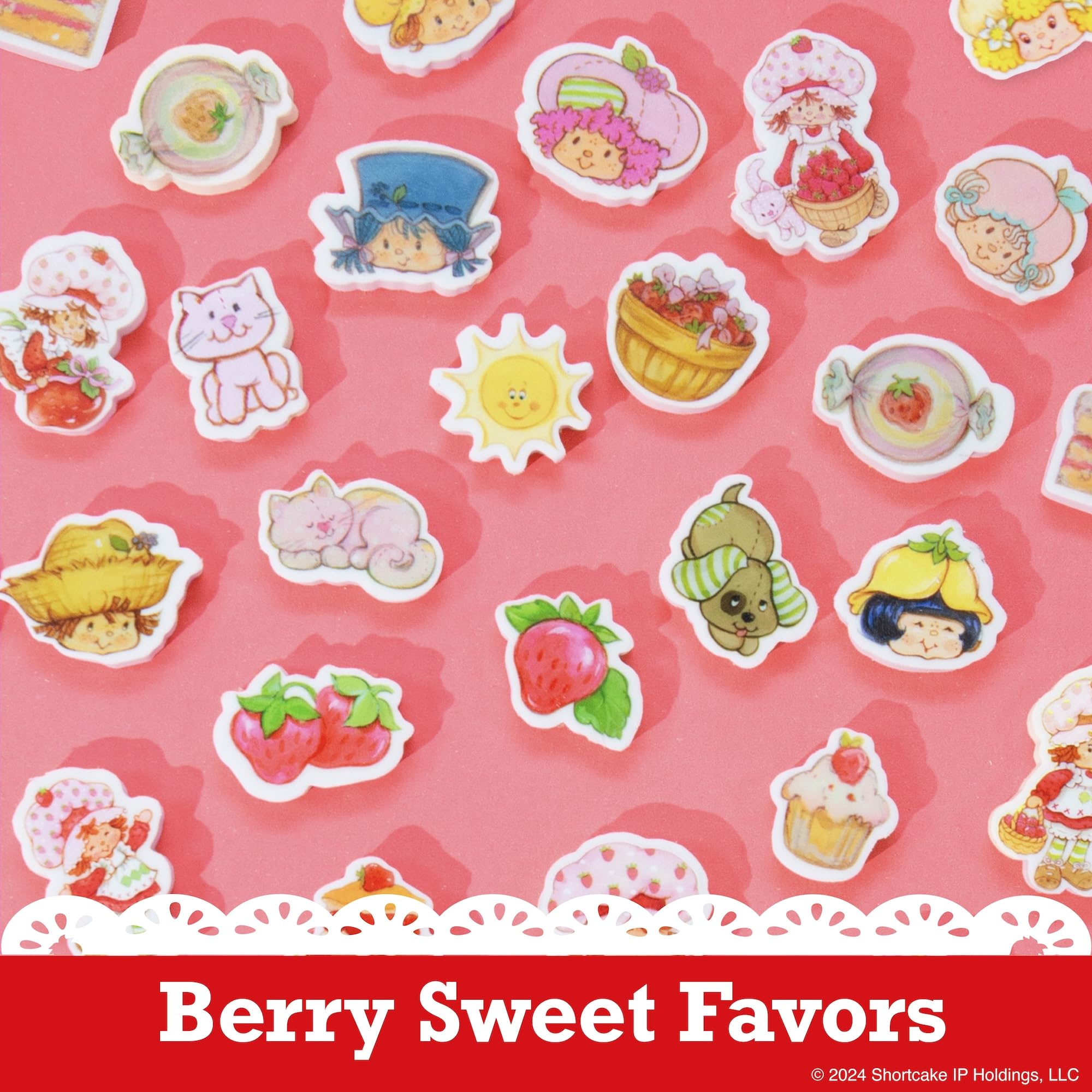 Snapklik.com : Strawberry Shortcake Mini Erasers, Cute Stuff For Girls ...
