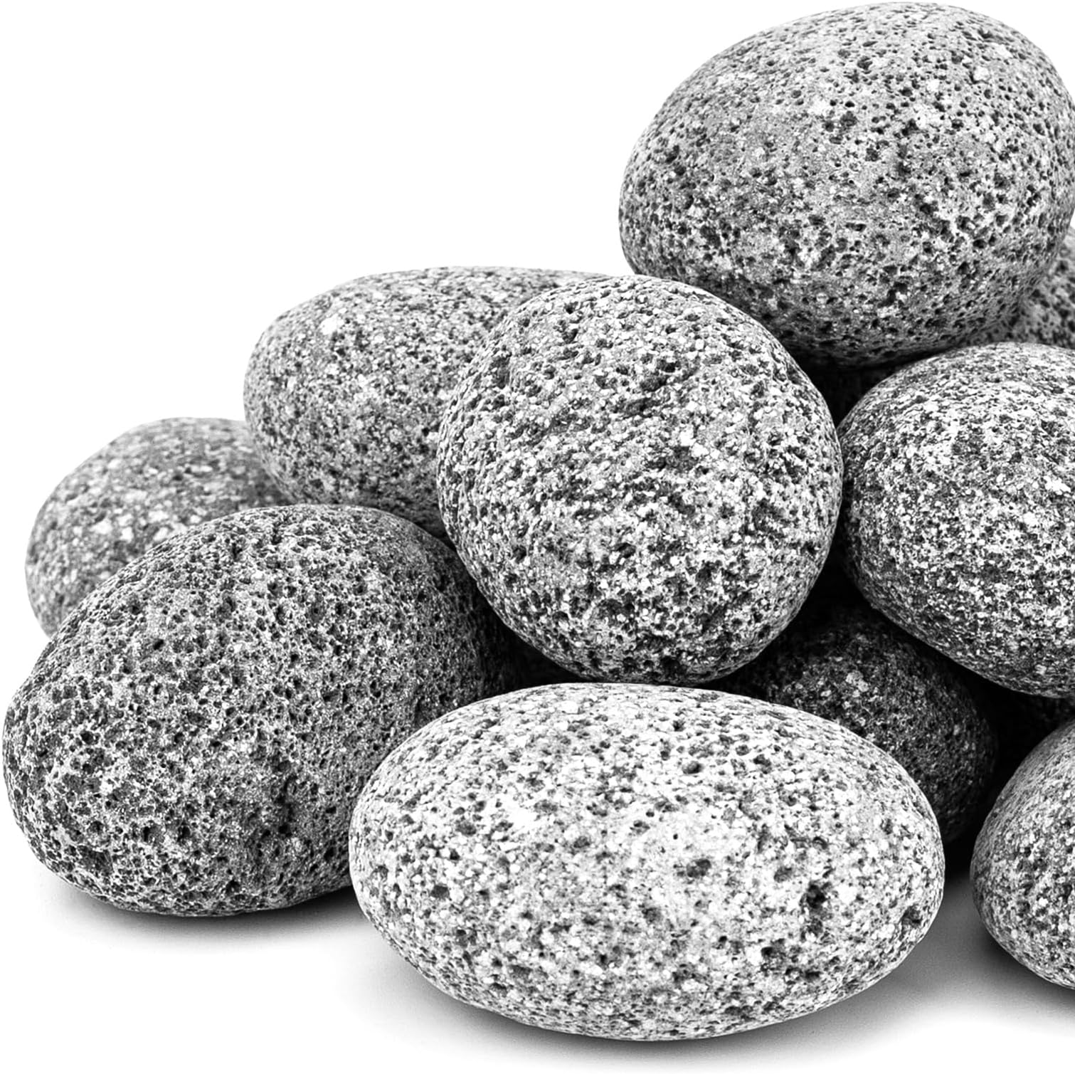 Amazon.com: vchin Premium 2-3 Inch Black Lava Rock Pebbles, 10 Pounds ...