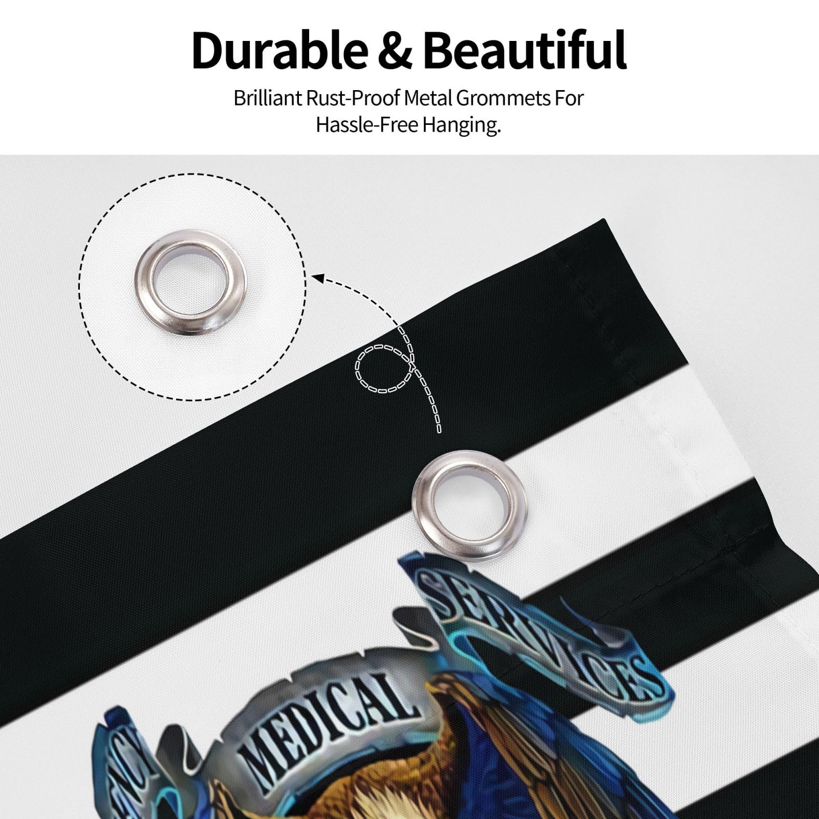 Snapklik.com : Ems Star Of Life Emt Paramedic Medic Flags 3x5 Ft Garden ...