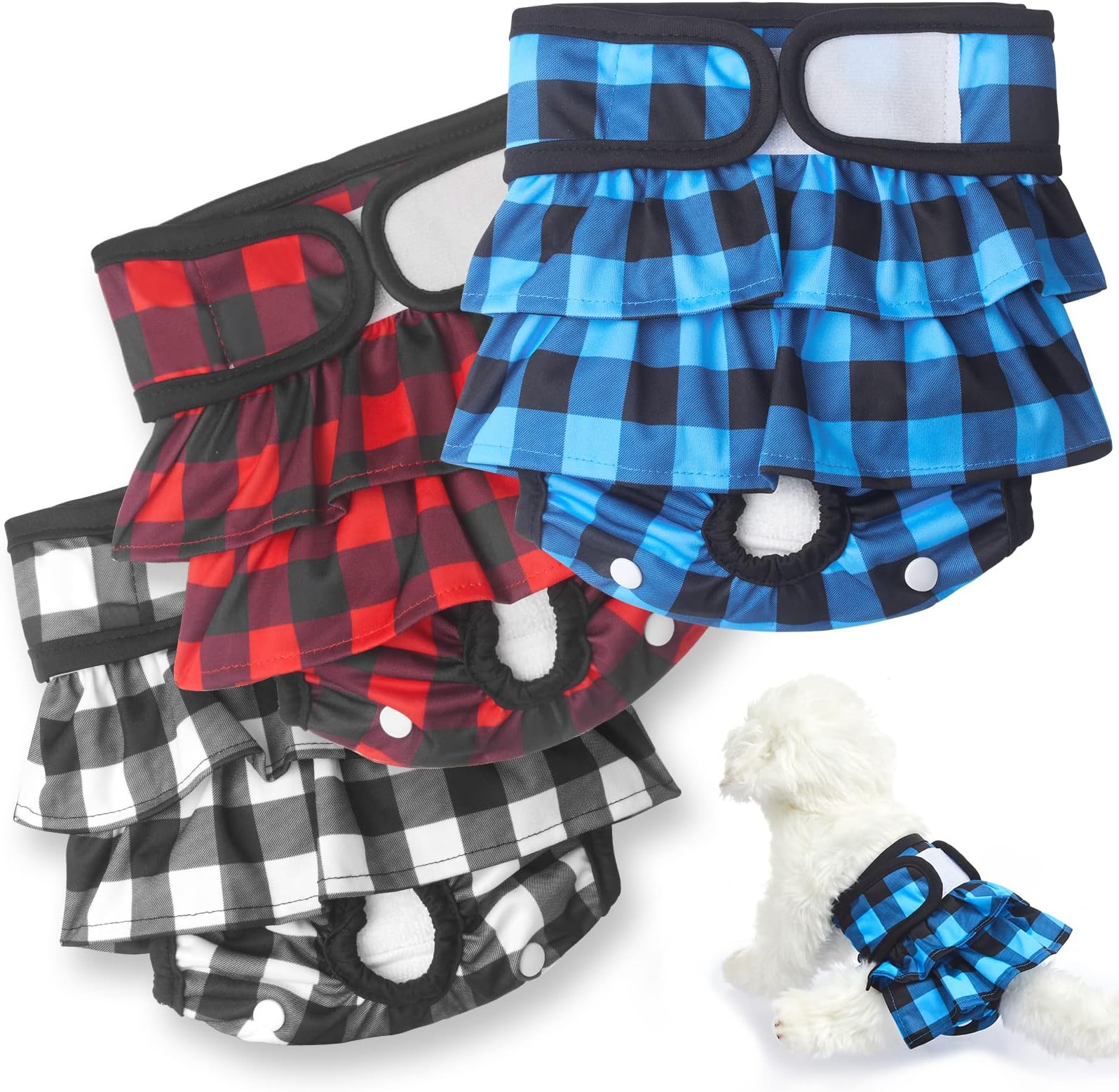 Amazon.com : Petbank 3-Packs Dog Diapers Female Highly Absorbent ...