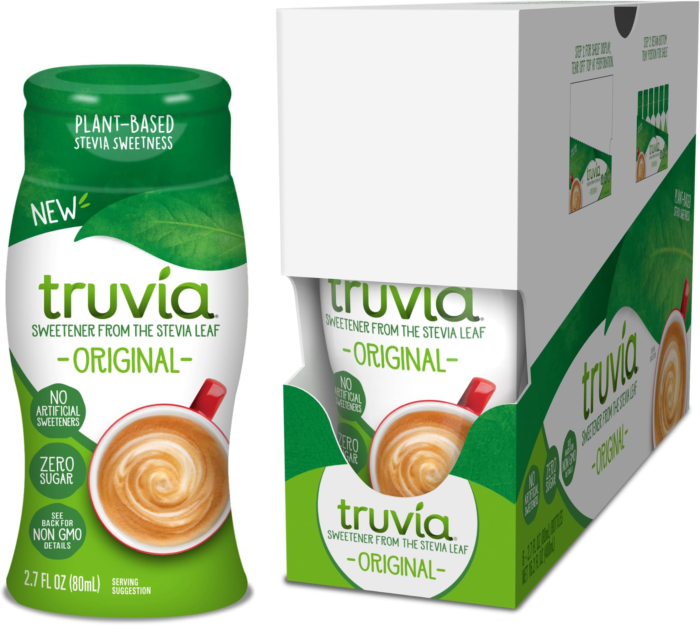 Amazon.com: Truvia Zero-Calorie Liquid Sweetener from the Stevia Leaf ...