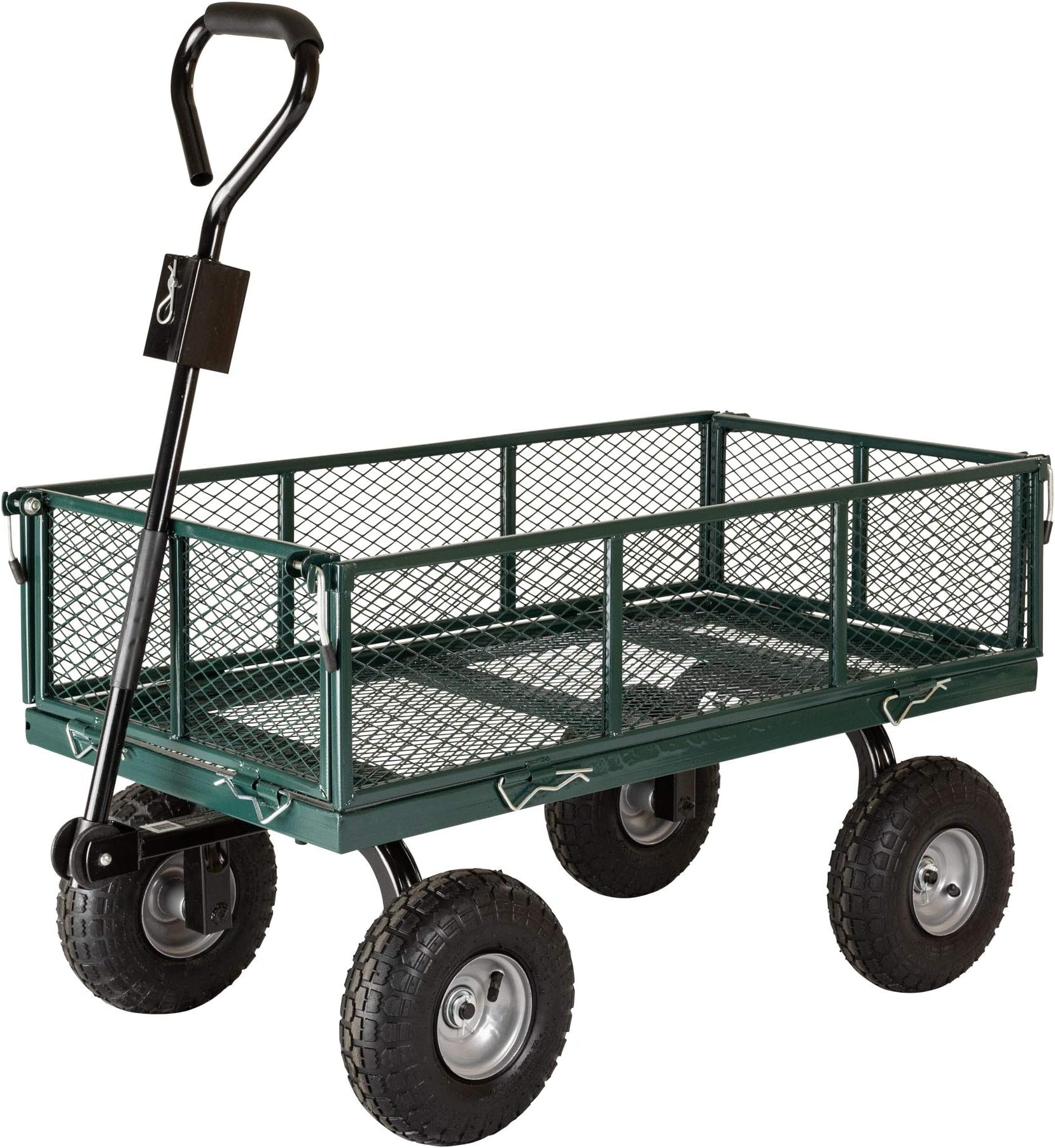 Amazon.com : Garden Star 70107 Garden Cart/Utility Cart, Hinged ...
