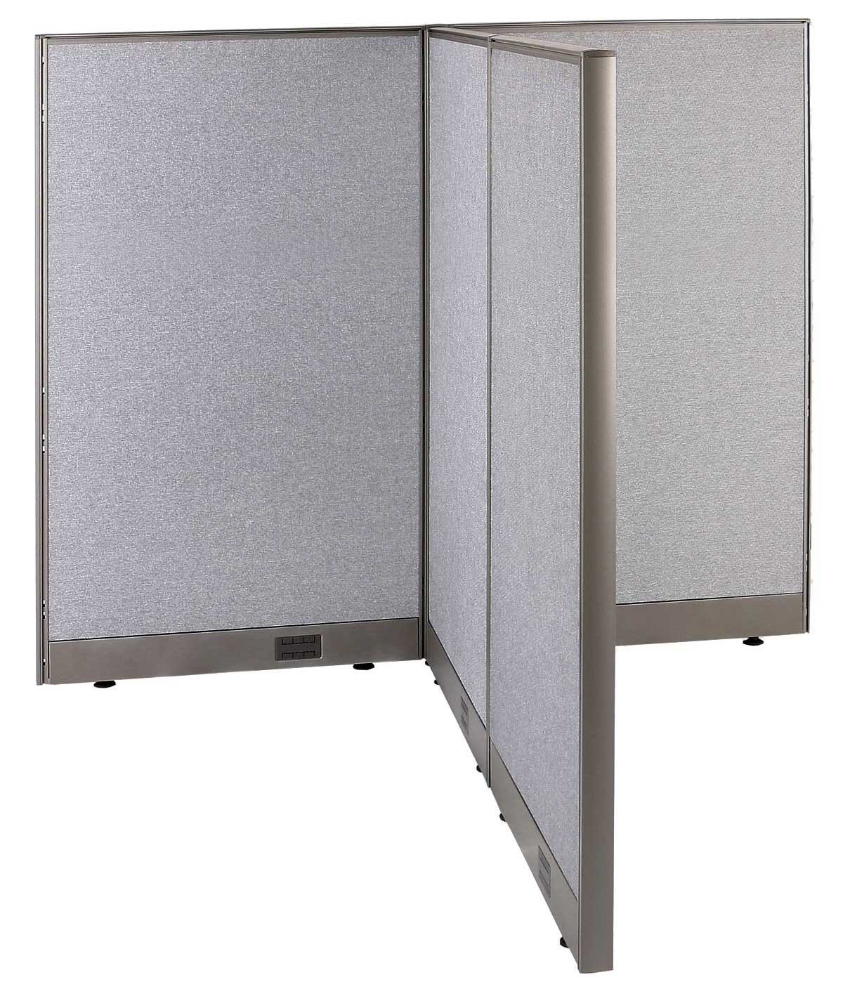 Amazon.com: GOF Freestanding T-Shaped Office Partition, Large Fabric ...