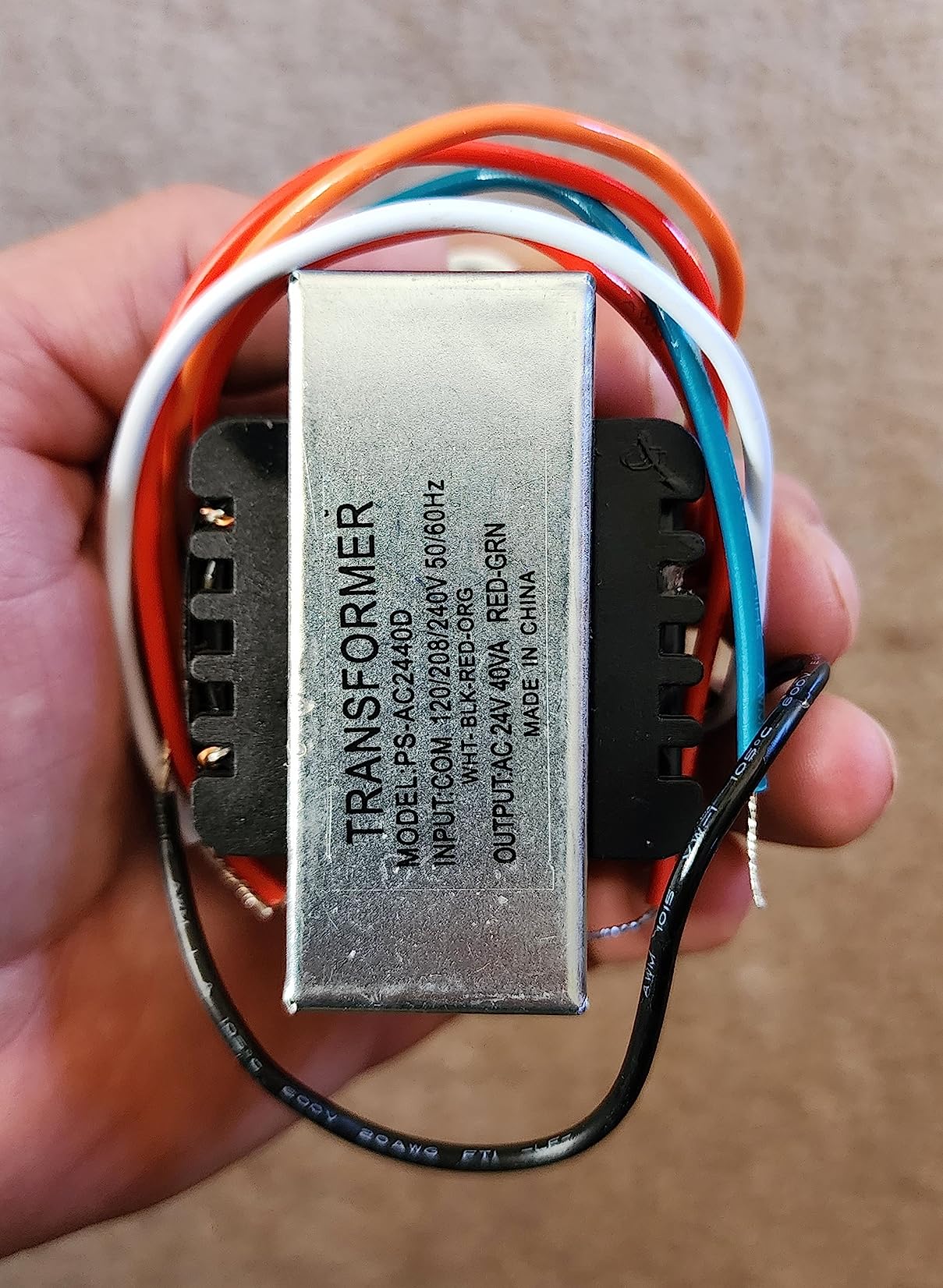 $4/mo - Finance 24V 40VA Control Transformer， Primary 120, 208, 240V ...