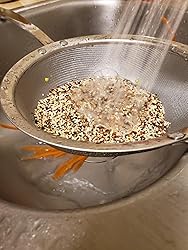 Amazon.com: 9" Kitchen Fine Mesh Strainer with Sturdy Handle and Wider ...
