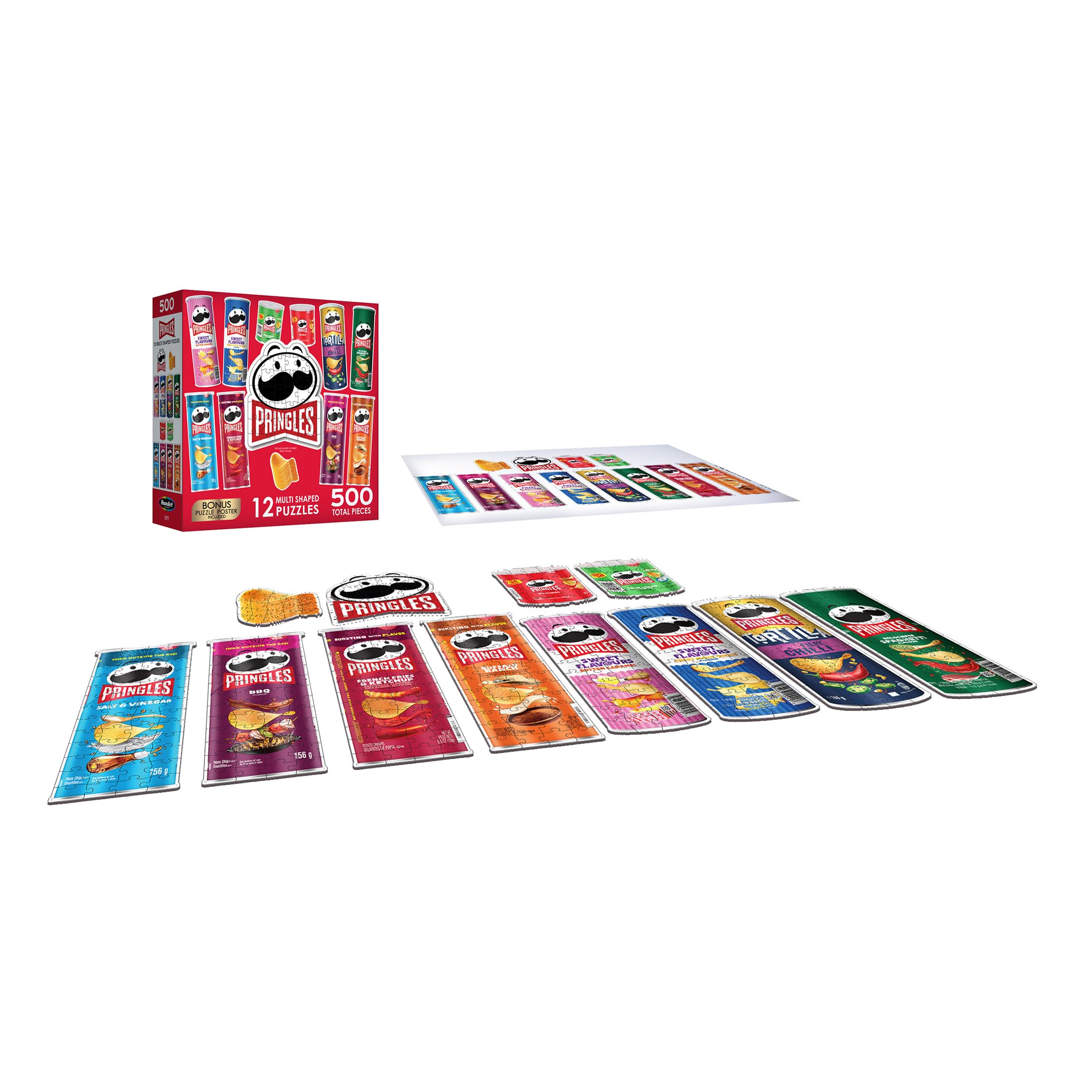 Snapklik.com : Mini Shaped Multipack - Pringles - 500 Piece Jigsaw ...