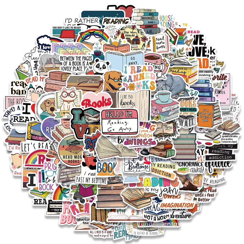 Amazon.com: 150PCS Love Reading Stickers,Cute Motivational Quote ...
