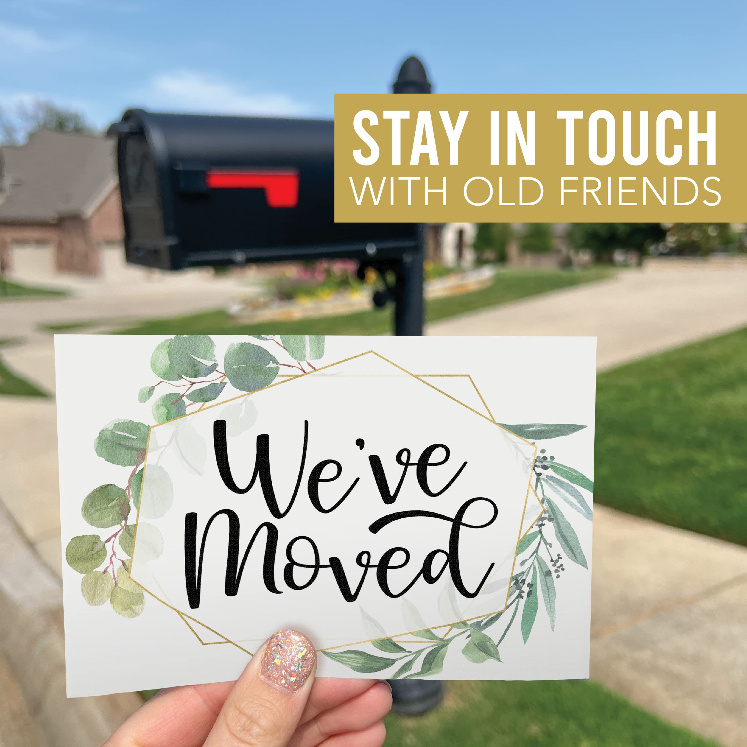 New Address Postcards Templates We've Moved Template Etsy UK
