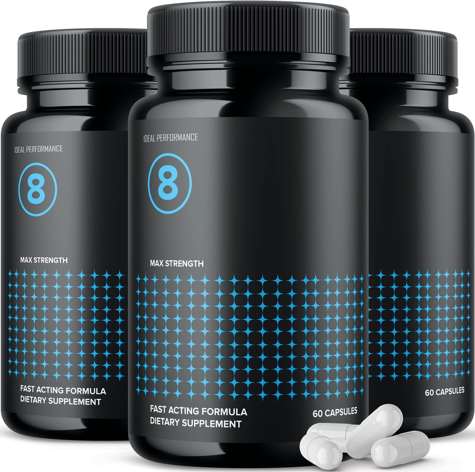 Amazon.com: IDEAL PERFORMANCE (3 Pack) Performer 8 Pills (180 Capsules ...