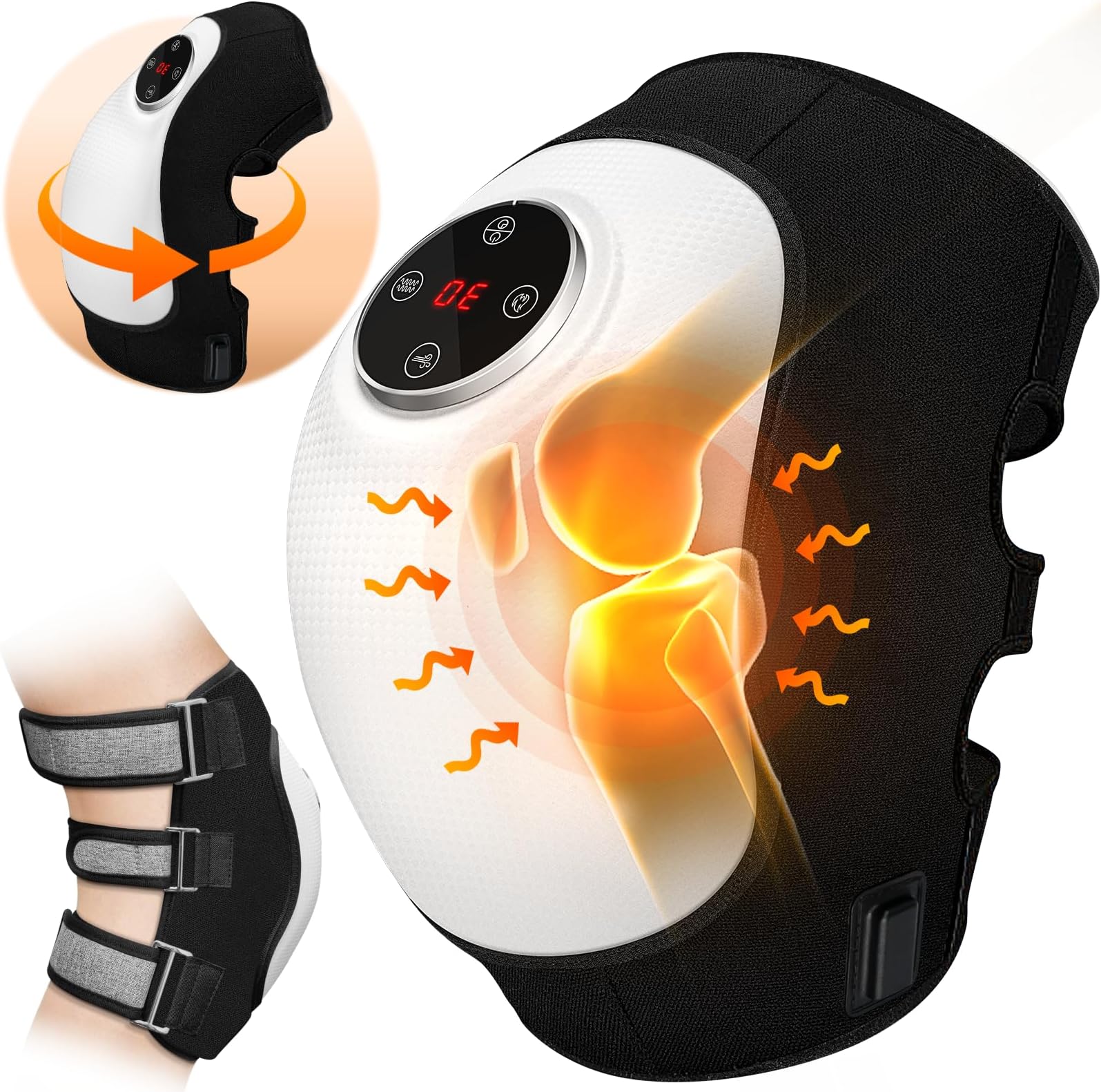 Amazon.com: HURRIKANE Knee Massager, Cordless Knee Massager with ...