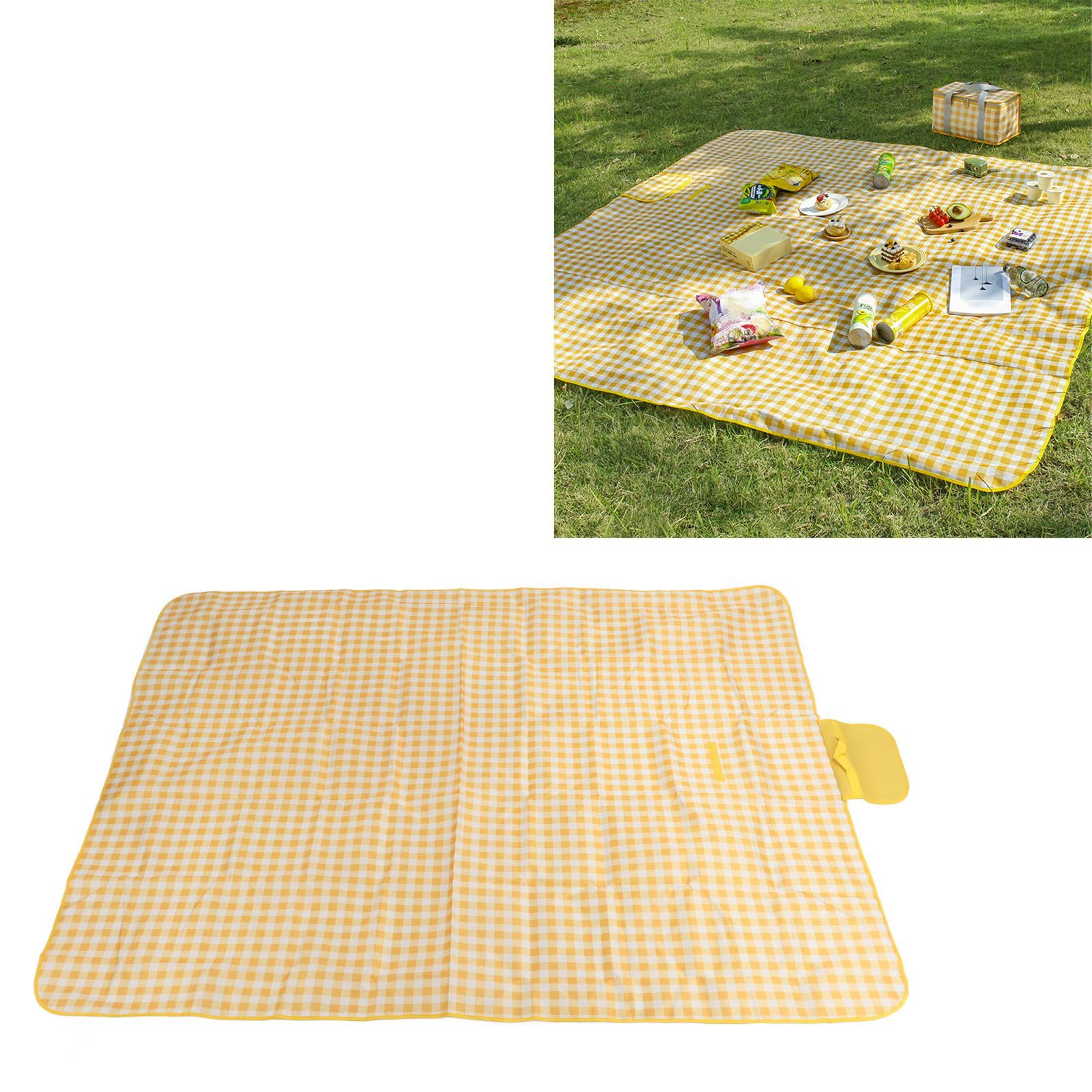Amazon | 屋外ピクニックマット、防水折りたたみキャンプブランケット