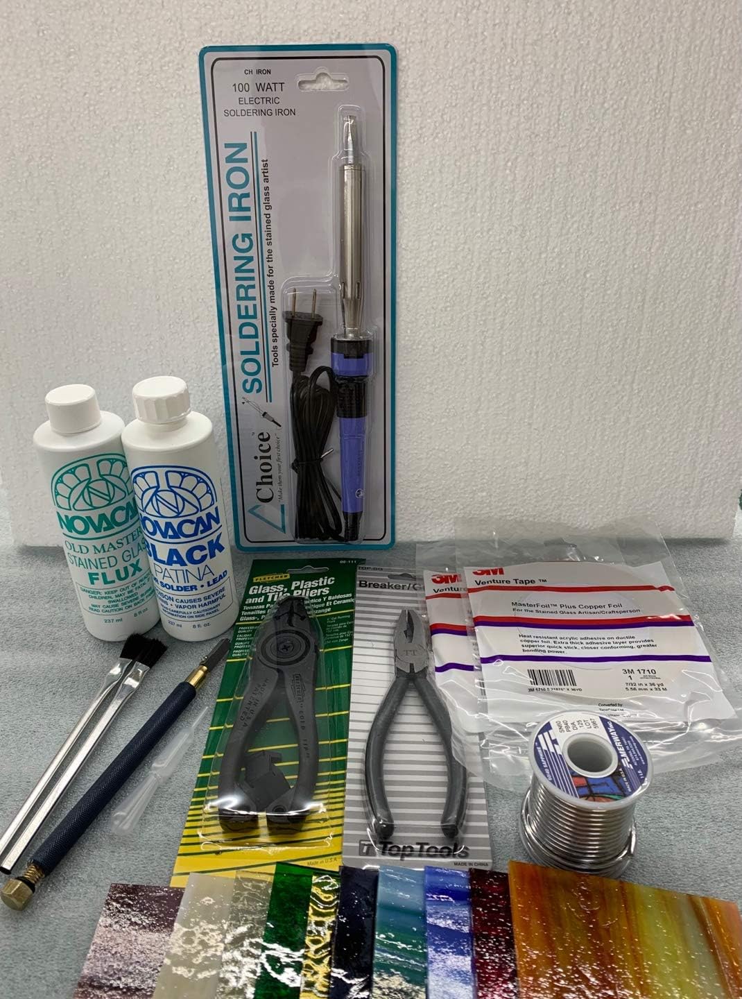 Stained Glass Start-Up Kit (10 Items) : Arts, Crafts & Sewing