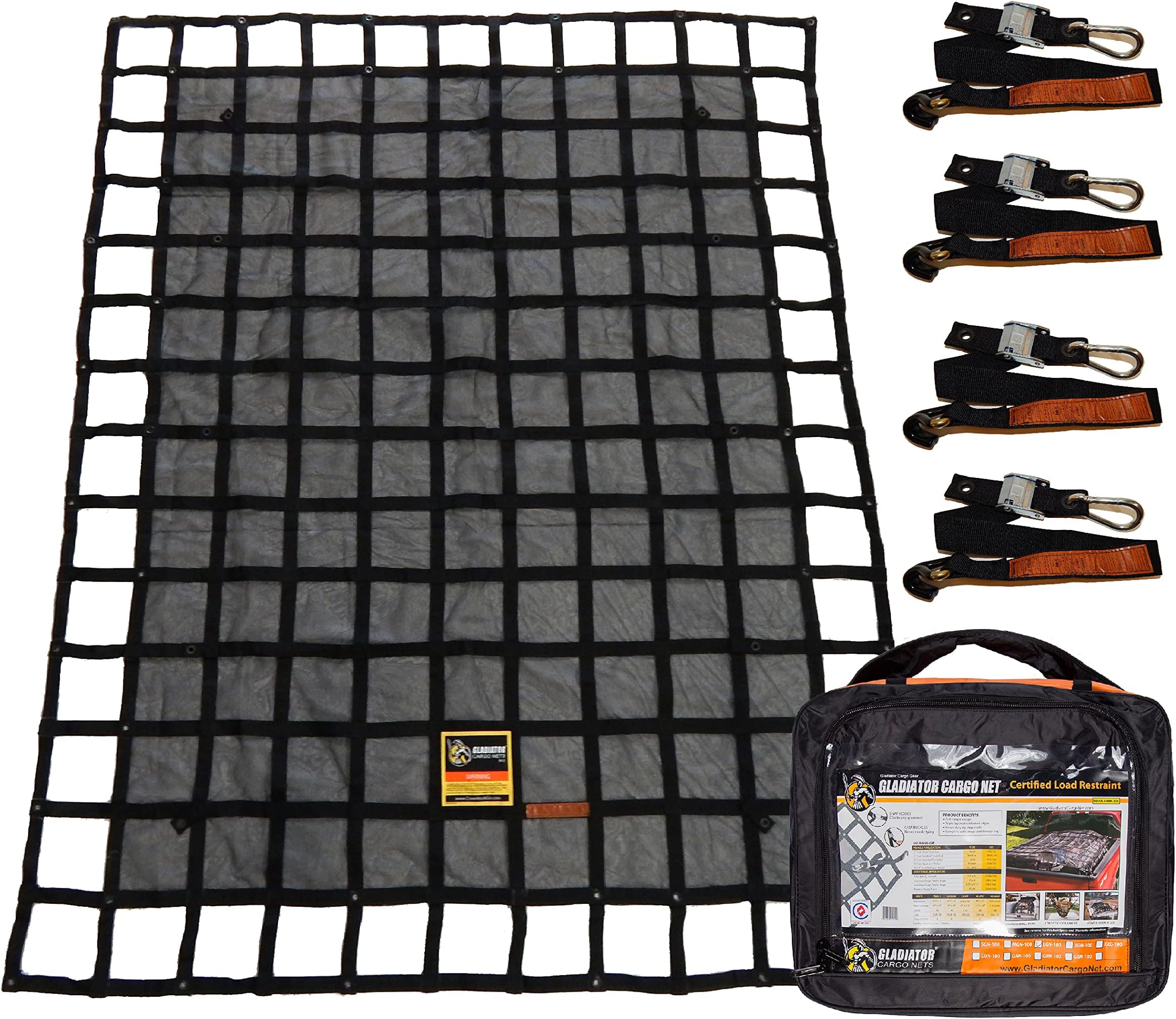 Amazon.com: Heavy Duty Cargo Net for Pickup Truck | Dump Truck Mesh ...