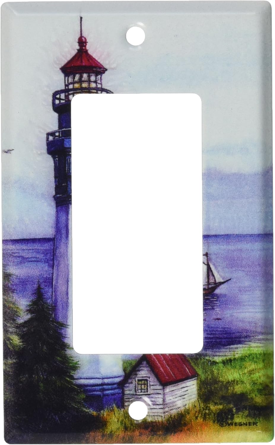 Art Plates - Lighthouse Switch Plate - Single Rocker - Amazon.com