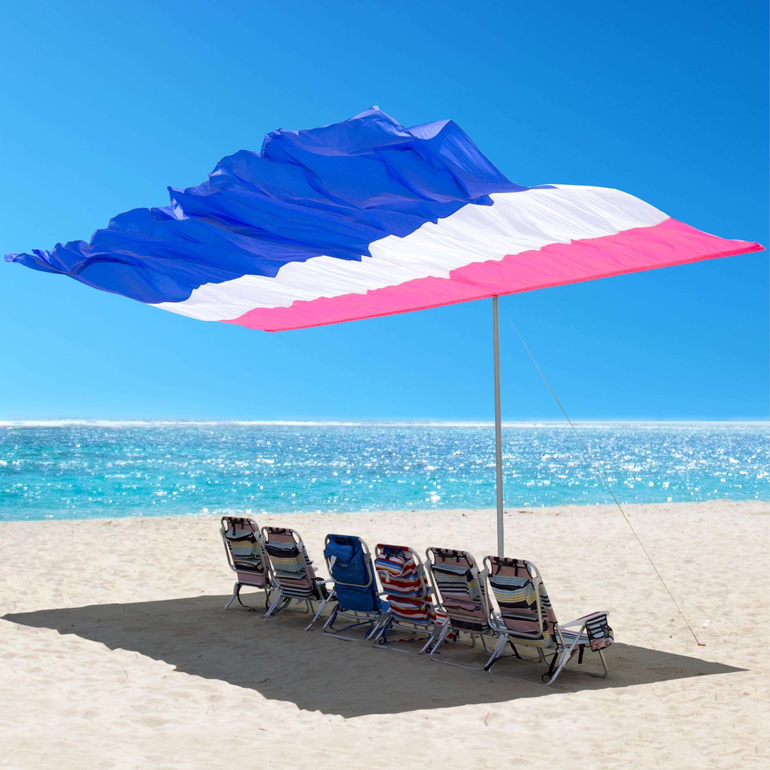 Amazon.com: Loninak Beach Shade, UPF50+ Portable Beach Shade Tent, 15 ...