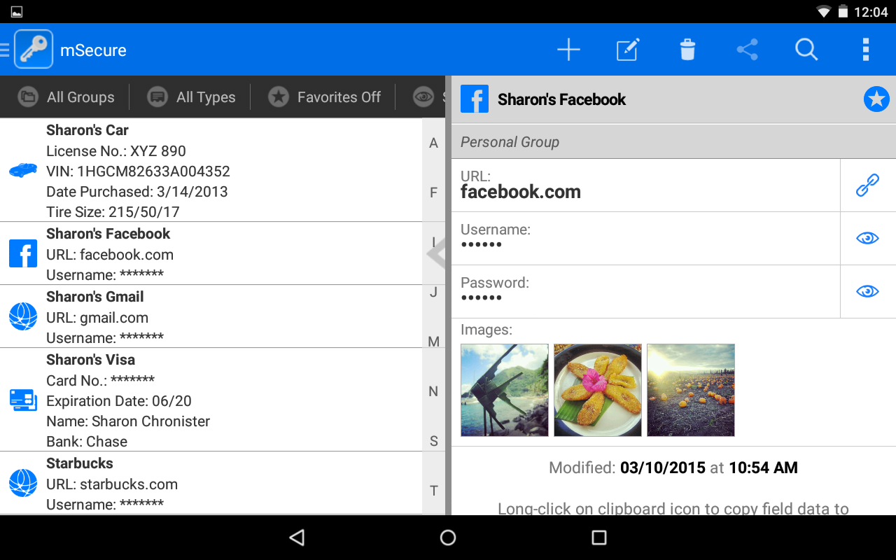 mSecure Password Manager - App on Amazon Appstore