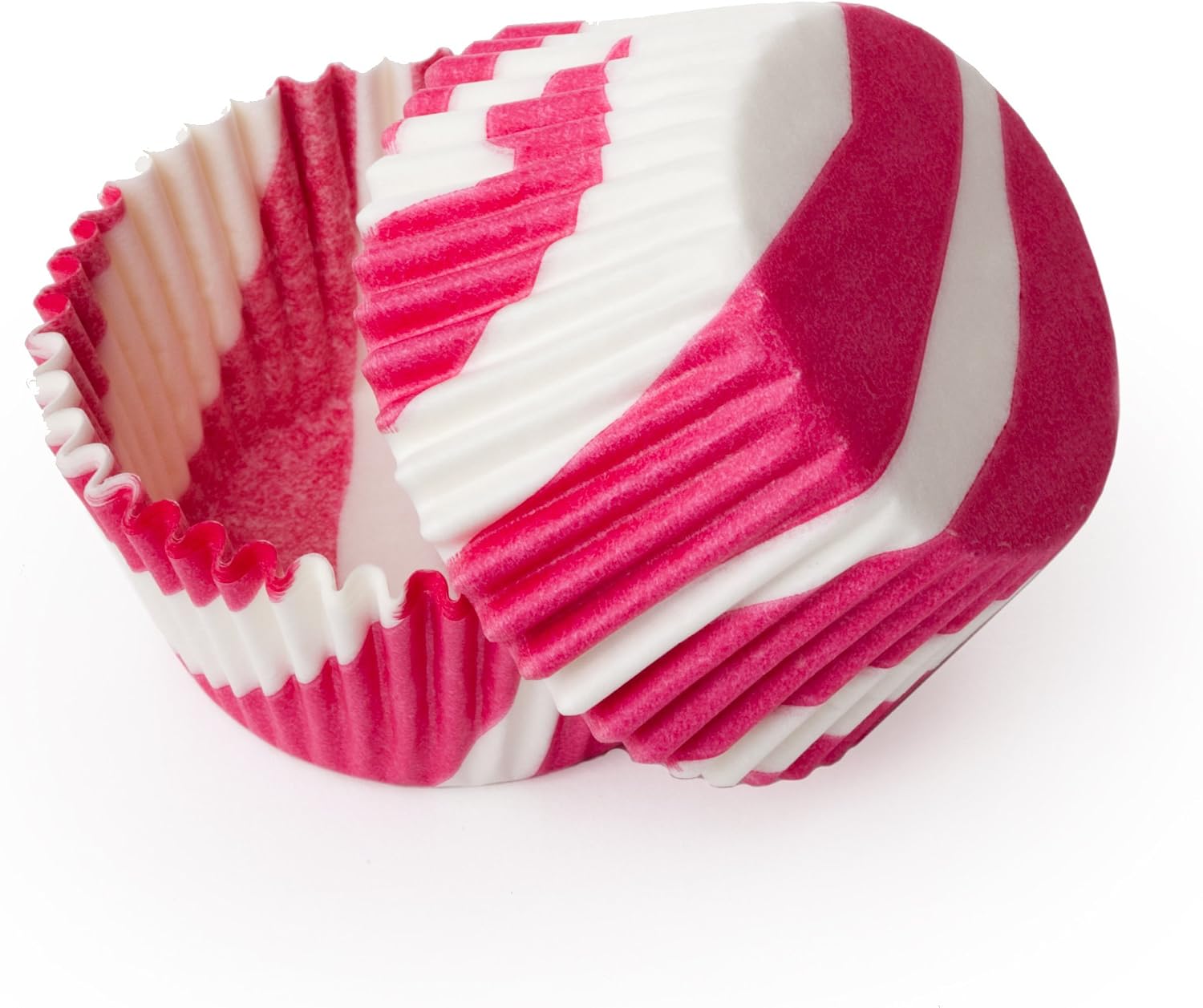 Amazon.com: Dress My Cupcake Mini Hot Pink Zebra Stripe Cupcake Liners ...