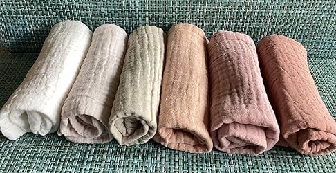 Amazon.com: Konssy 6 Pack Face Cloths, Soft Wash Cloth for Washing Face ...